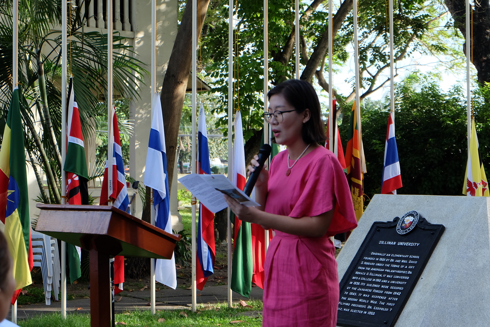 59 national flags raised to open International Cultural Exchange Month ...