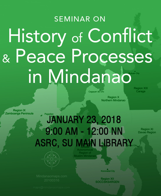 A Seminar on History of Conflict & Peace Processes in Mindanao ...