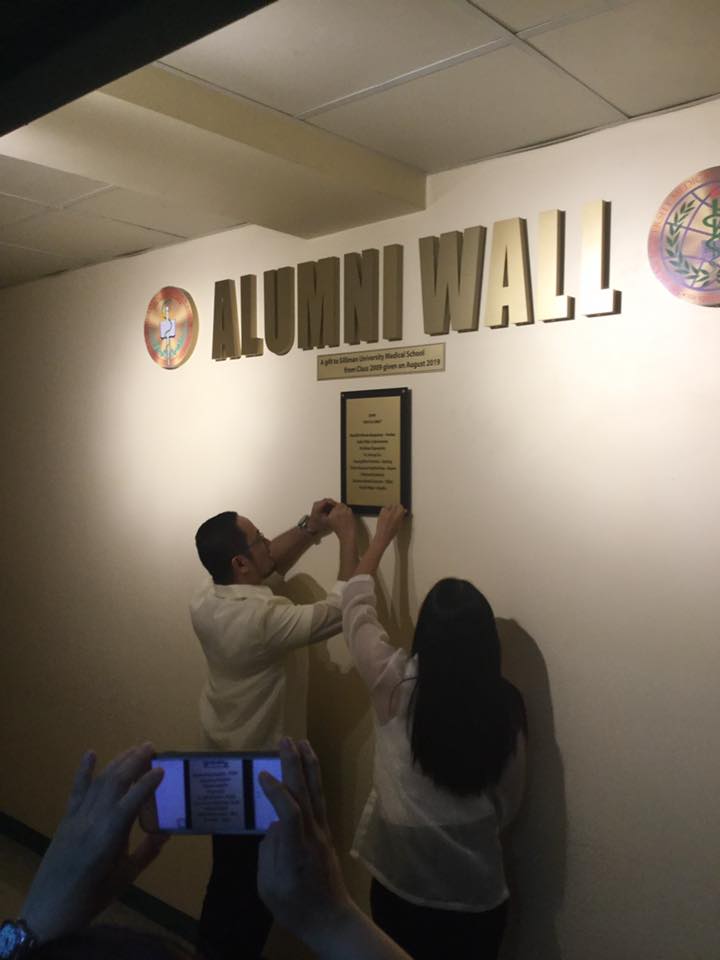 SUMS class 2009 donates walls to honor alumni, deans | Silliman University
