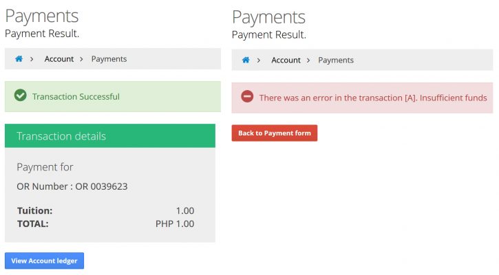 Credit Card Online Payments | Silliman University