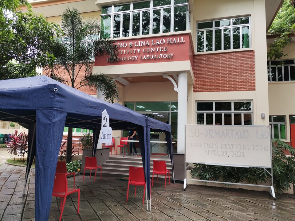 SU-Lao ICI Lab distributes first batch of food packs in Lao assistance ...