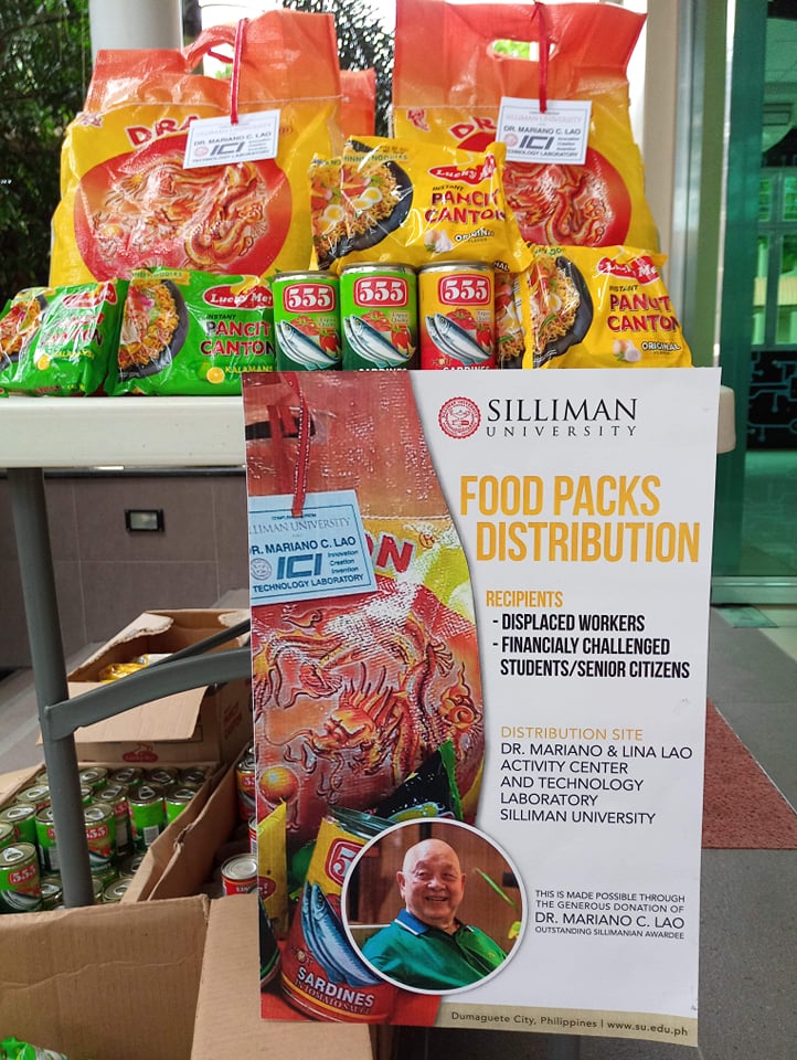 SU-Lao ICI Lab distributes first batch of food packs in Lao assistance ...