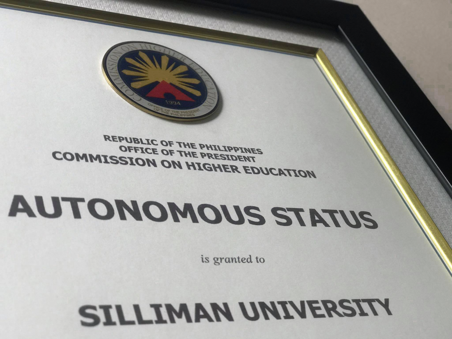 CHED extends SU’s autonomous status | Silliman University