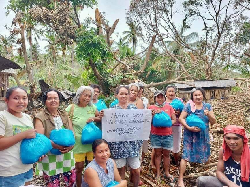 Salonga Center conducts relief ops for Typhoon Odette victims ...