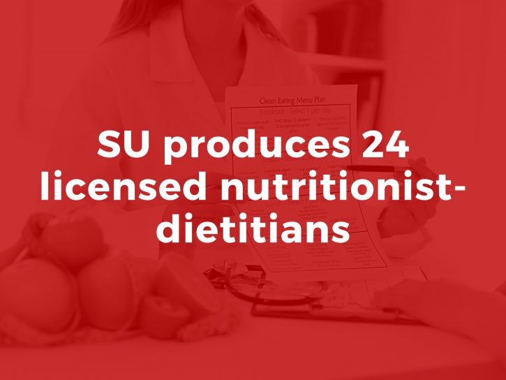 SU produces 24 licensed nutritionist-dietitians | Silliman University