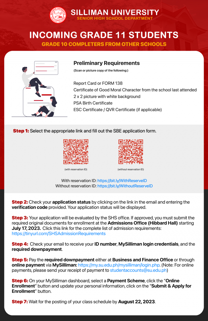 Senior High School Admission Requirements & Enrollment Procedures ...
