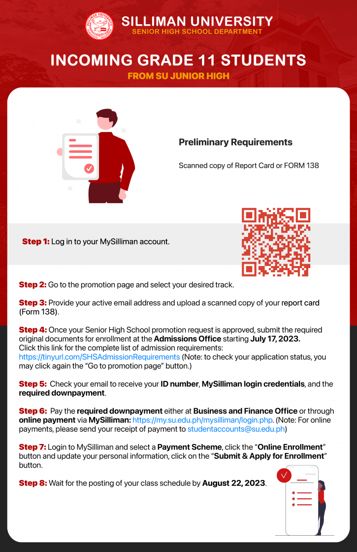 Senior High School Admission Requirements & Enrollment Procedures ...