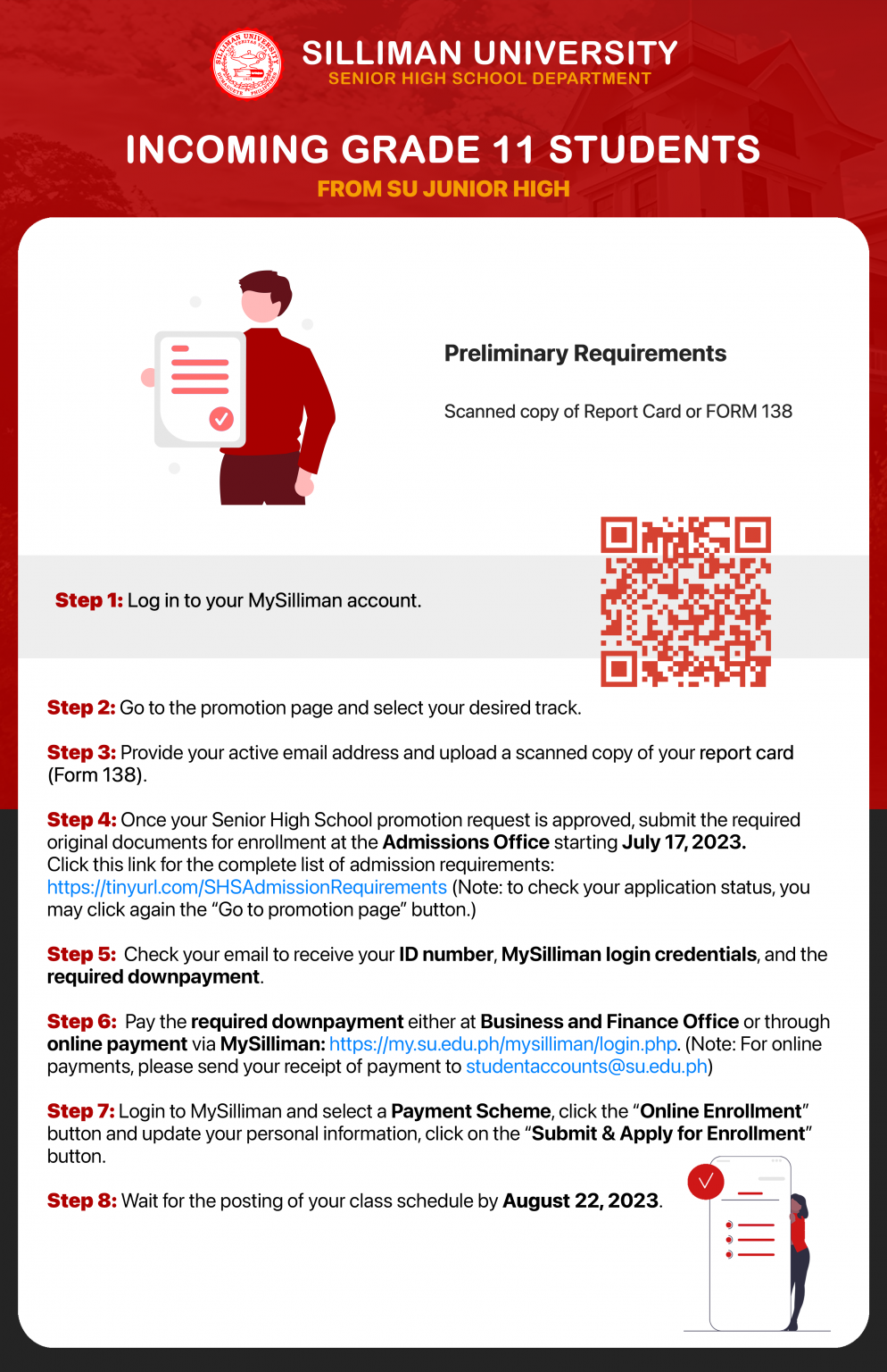 Senior High School Admission Requirements & Enrollment Procedures ...