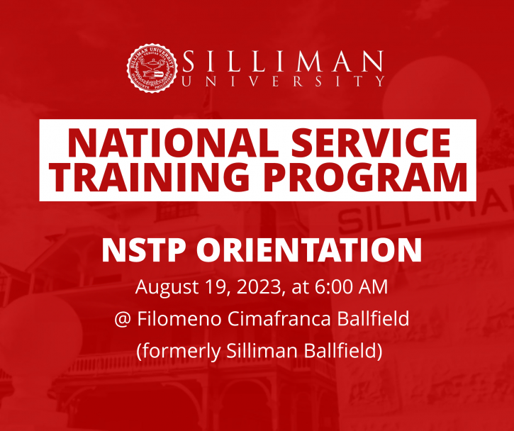 The National Service Training Program (NSTP) Orientation | Silliman ...