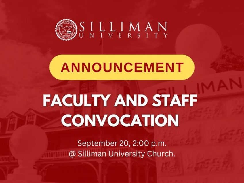 The Faculty and Staff Convocation is set on September 20 | Silliman University