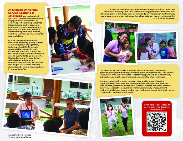 Community Engagement and Service-Learning | Silliman University