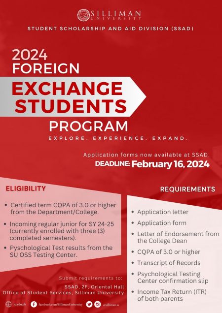 Foreign Exchange Students Program 2024 | Silliman University