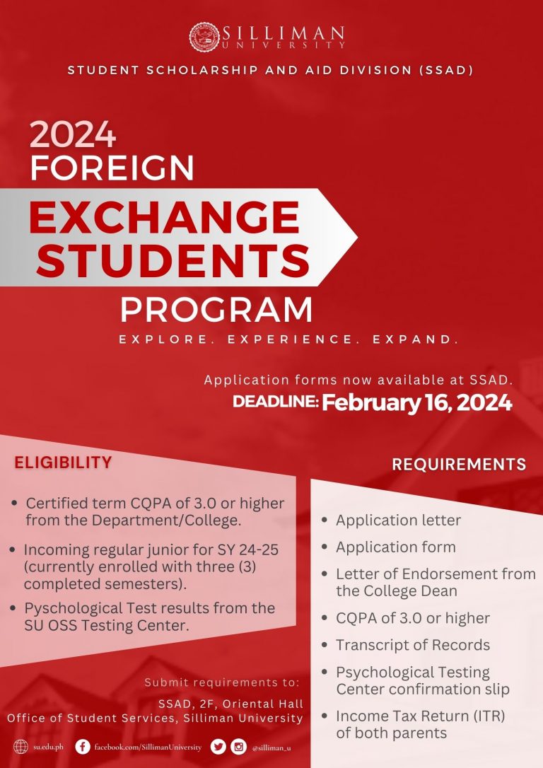 Foreign Exchange Students Program 2024 | Silliman University