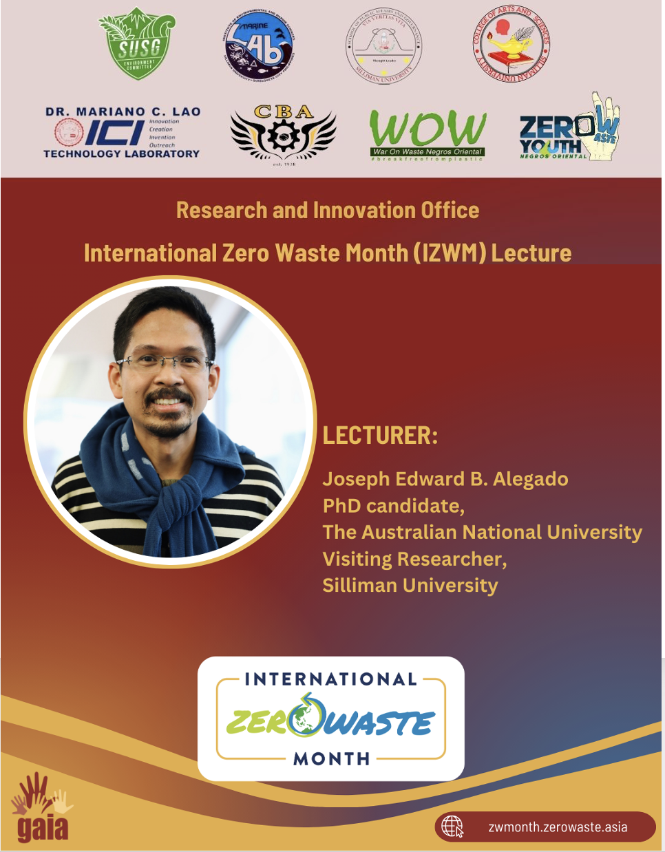 SU celebrates Int’l Zero Waste Month with a lecture | Silliman University