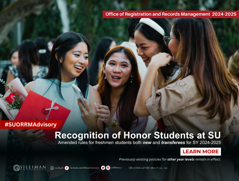 Recognition of Honor Students at SU | Silliman University